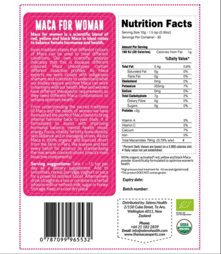 Maca Powder & Tablets Australia | Seleno Health