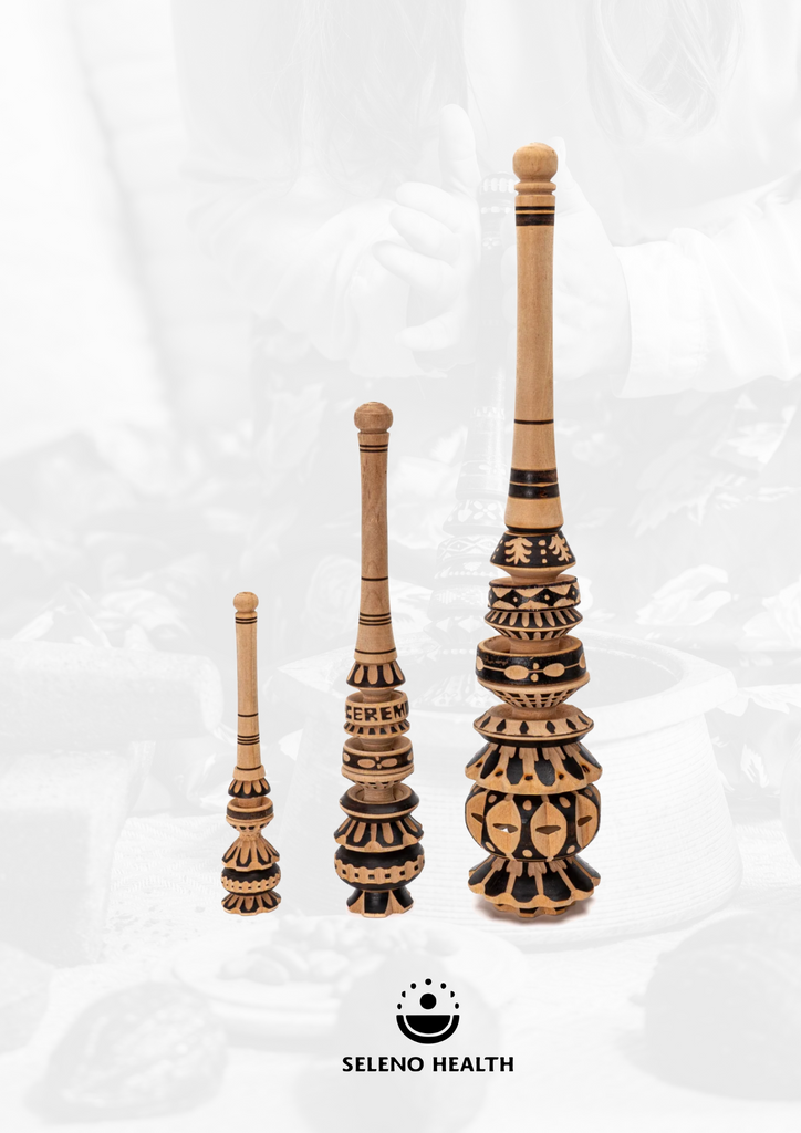 Traditional Molinillo & Cacao Whisk | Seleno Health Australia
